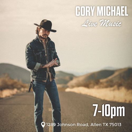 Live Music: Corey Michael - Visit Allen, Texas - Plan Your Visit to ...